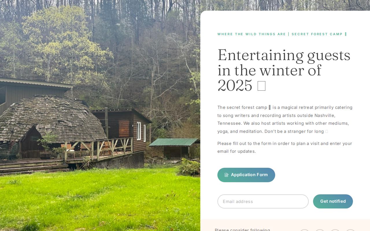 Secret Forest Camp - Nashville, TN